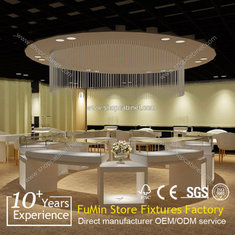 China custom jewelry shop lockable plexiglass display cabinet supplier