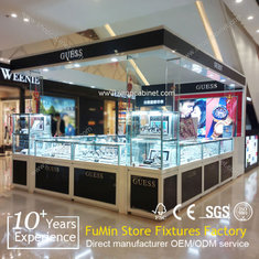 China Perfect corner glass display cabinet/glass jewelry display cabinet supplier