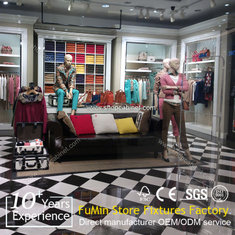 China Customizable hot-sale beauty metal garment display stand supplier