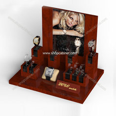 China Tempered glass tower display case for watches props supplier