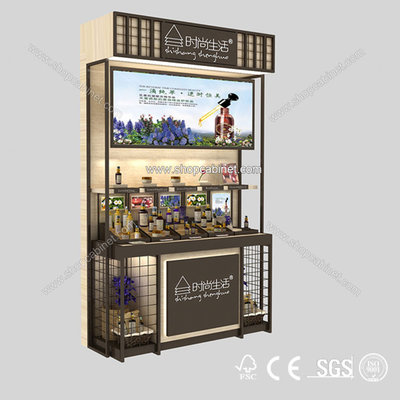 New style cosmetic MDF retail product display stands supplier