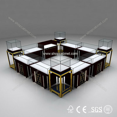 Fashionable design glass showcase jewelry showcase supplier
