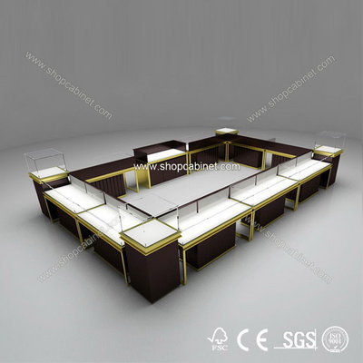 Manufacture of display cabinet and showcase for jewelry shop,jewelry showcase supplier