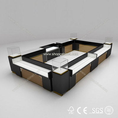 2015 hot sale! commercial modern jewelry glass showcase supplier