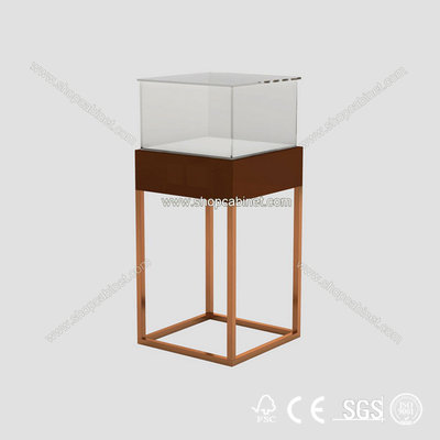 shopping mall glass jewelry showcase supplier