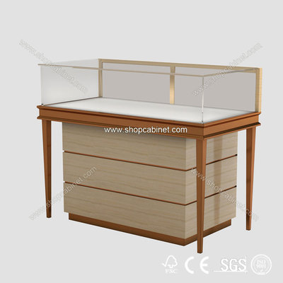 new special wood glass wholesale jewelry showcases supplier