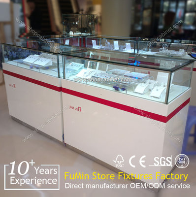 wooden jewelry display showcase/store jewelry stand supplier