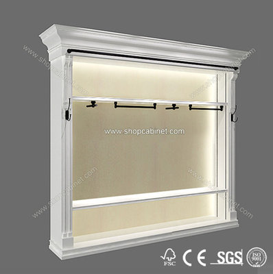 High quality recyclable pop garment display shelf racks supplier