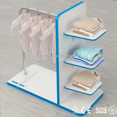 good design garment wall display racks for shopping mall supplier
