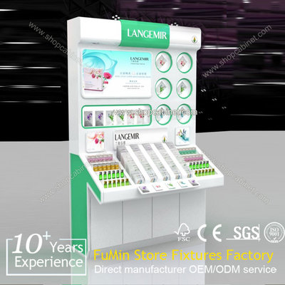 acrylic kiosk cosmetic showcase supplier