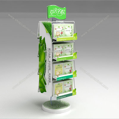 Cosmetics display design showcase for makeup supplier