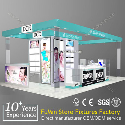 2015 Modern Wood Counter Cosmetic Showcase supplier