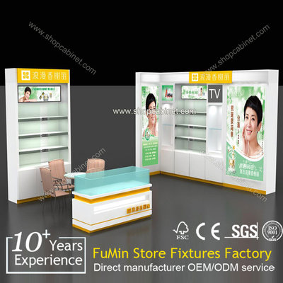 acrylic cosmetic display showcase supplier