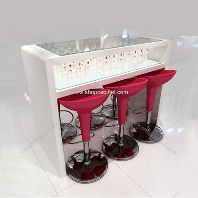 high end brand cosmetic showcase for shopping mall supplier