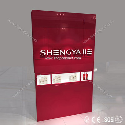 high end brand cosmetic showcase for shopping mall supplier