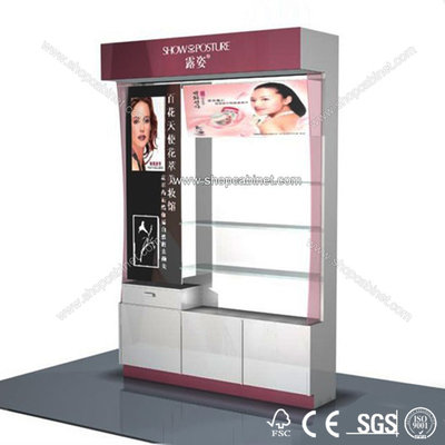 HOT SALE Retail Store Design Wooden Glass Cosmetic Display Showcase supplier