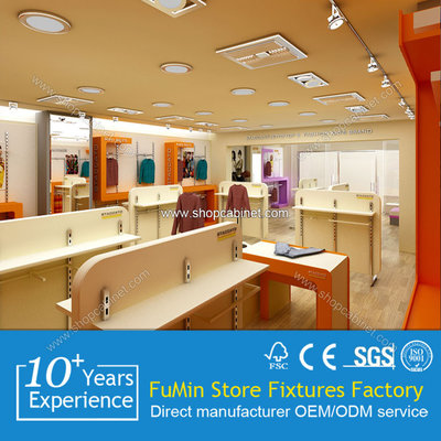 fashionable clothes display shelf supplier
