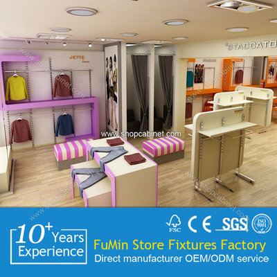 fashionable clothes display shelf supplier