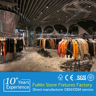 clothes shop furniture clothing display shelf supplier