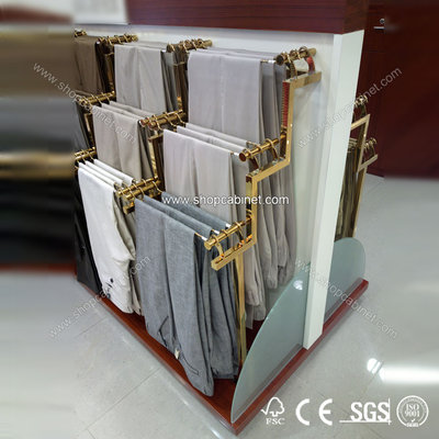 round rotating clothes rack metal garment shelf supplier