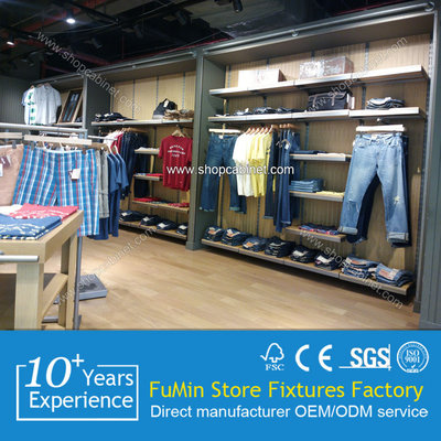 Metal clothes shelf/display shelf/metal rack supplier