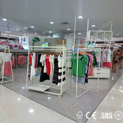 Clothes Shop Fitting Wood Shelf For Shop supplier