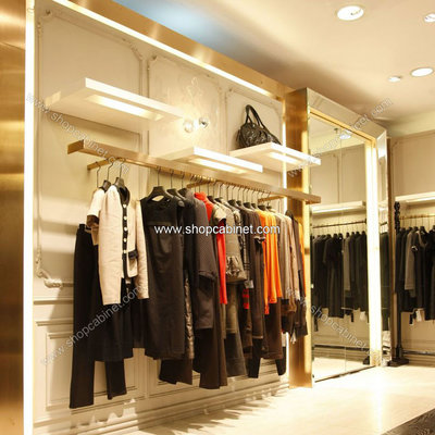 clothes display stand rack shelves design supplier