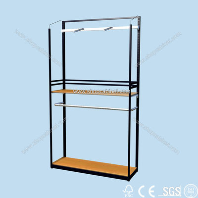 garment promotional display rack,inner clothes display shelf, bookstore shelf display supplier
