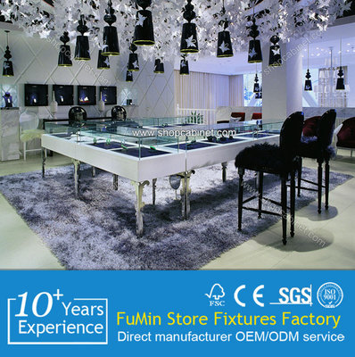 Led acrylic jewelry showcase For Sale supplier