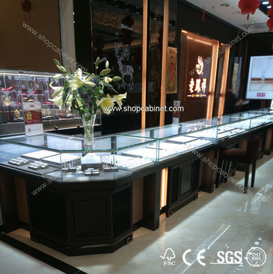 clear logo high quality acrylic jewelry display showcase supplier