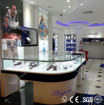 Factory direct jewelry showcase for sale jewellery showroom designs supplier