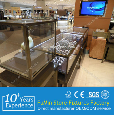 point of sales display stand for jewelry store showcase from China manufacture supplier