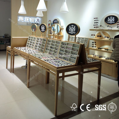 Retail all kinds of sunglasses display shelving/cabinet glasses display stand supplier