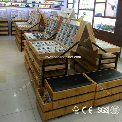 Retail all kinds of sunglasses display shelving/cabinet glasses display stand supplier