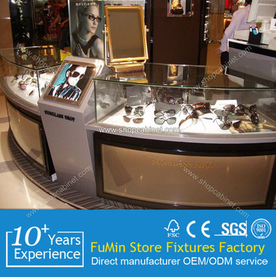 Retail all kinds of sunglasses display shelving/cabinet glasses display stand supplier
