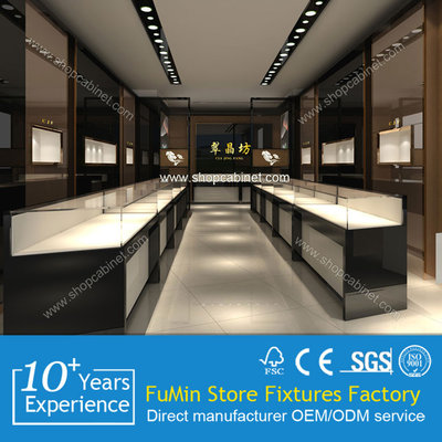 Titanium Alloy Glass Display Showcase supplier