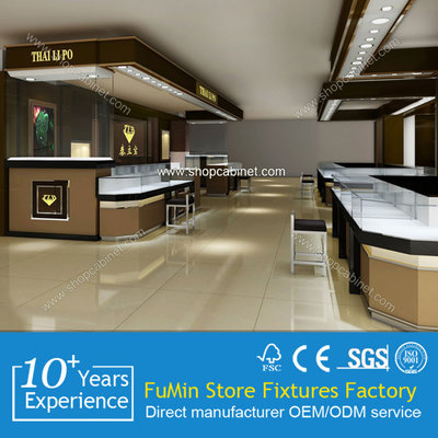 jewelry showcase displays/jewelry store supplier