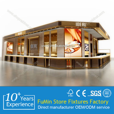 jewelry counter display for interior jewellery shop furniture supplier