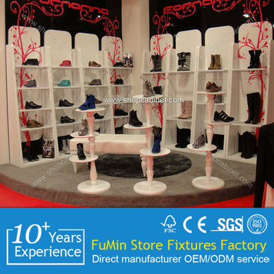 Hot Sale Display Shelving For Shoes,Supermarket Display Shelf,Cardboard Shoes Display supplier