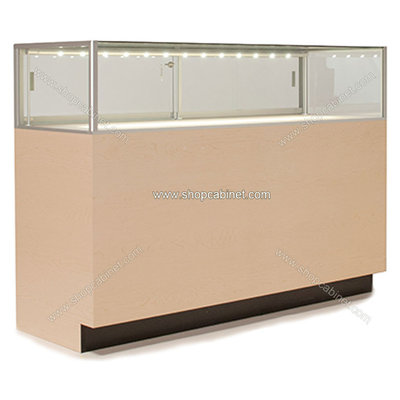 Wholesale and manufacturer jewelry glass display cabinet supplier