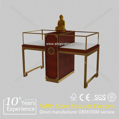 China clear acrylic counter top used jewelry display cabinets supplier