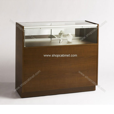 Rotating Clear Portable Body Jewelry Display Case Retail Cabinet Hold 500 Piercings Locks supplier