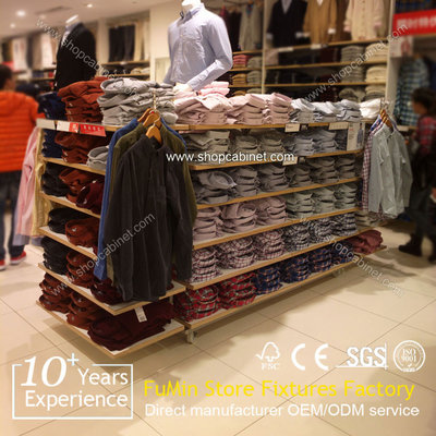 standing metal hanging clothes display racks supplier