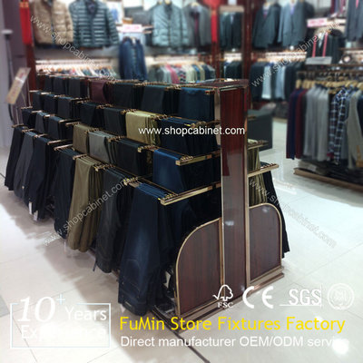 standing metal hanging clothes display racks supplier