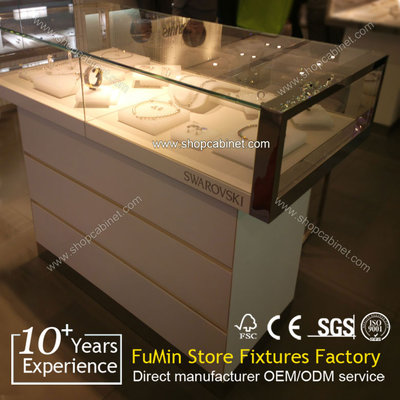 Manufacturing customized acrylic jewelry display cabinet supplier