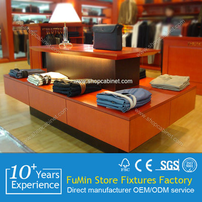 Heavy garment display shelf / chrome coat stand supplier