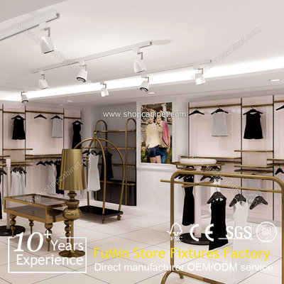 Beautiful design garment shops display stands supplier