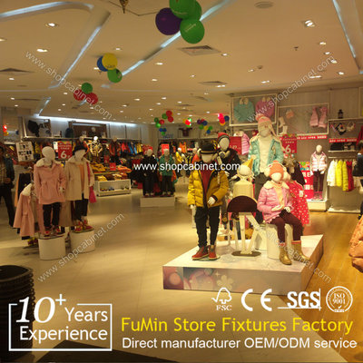 garments display stand for hypermarket supplier