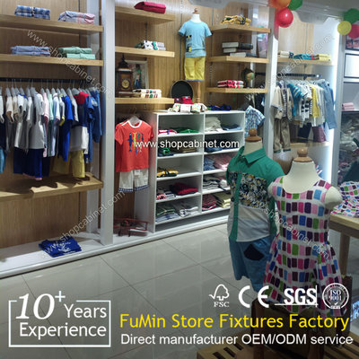 Wooden Garment display stand supplier
