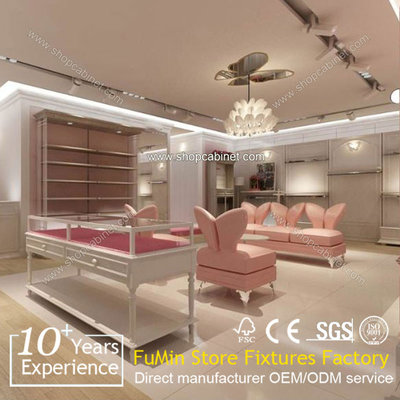 high-end garment display stand design for store design with LED supplier
